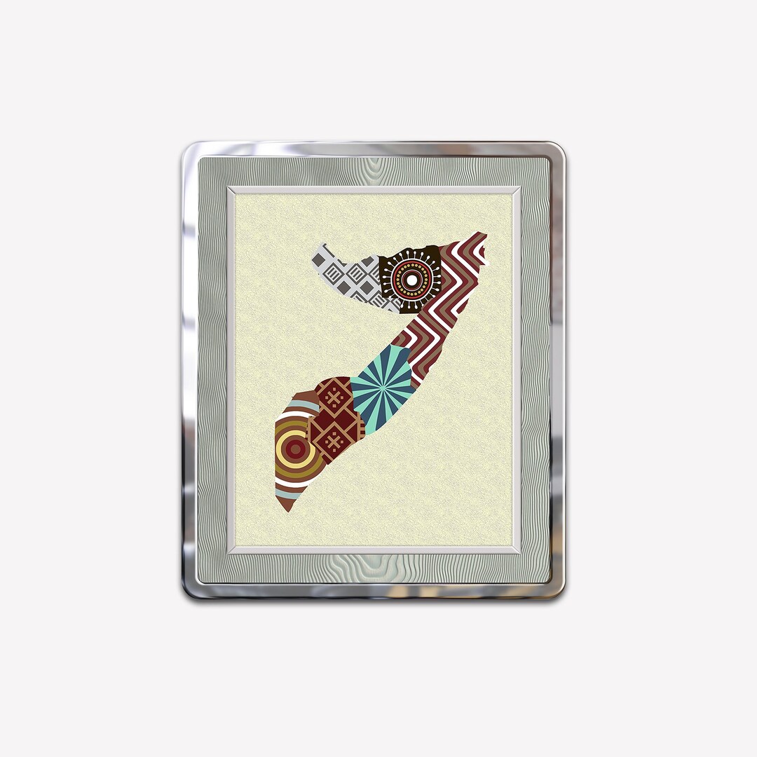 Somalia Map Art Print Wall Decor, Somalia Poster, Mogadishu African Art ...