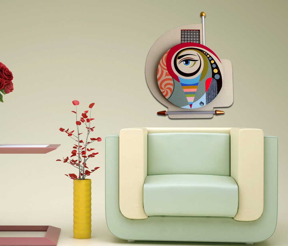 Unique Wall Art, One Of A Kind Art, Cubism Painting, Original Abstract ...