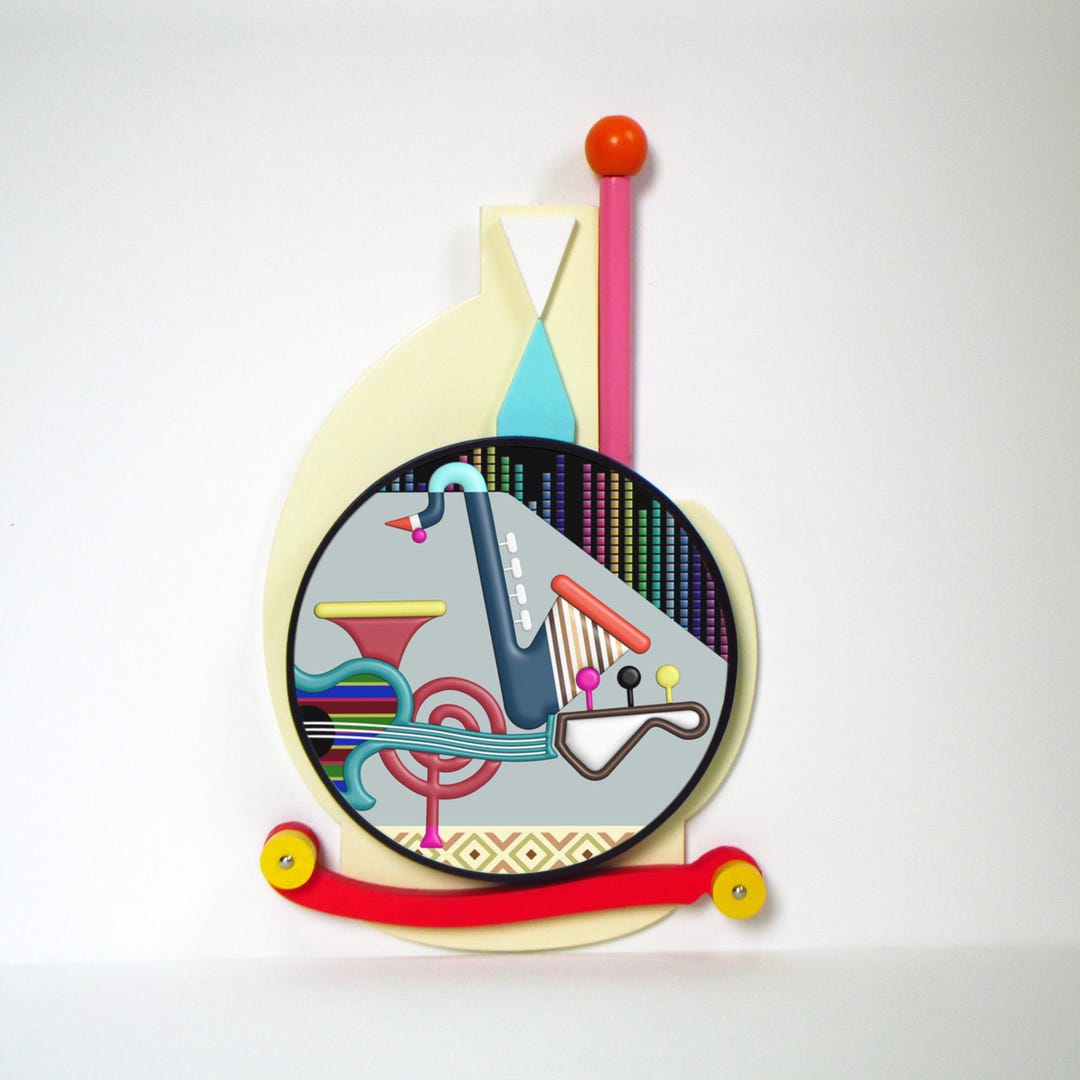 Cubist Musical Instrument Wall Art: Saxophone, Guitar, French Horn Wood ...