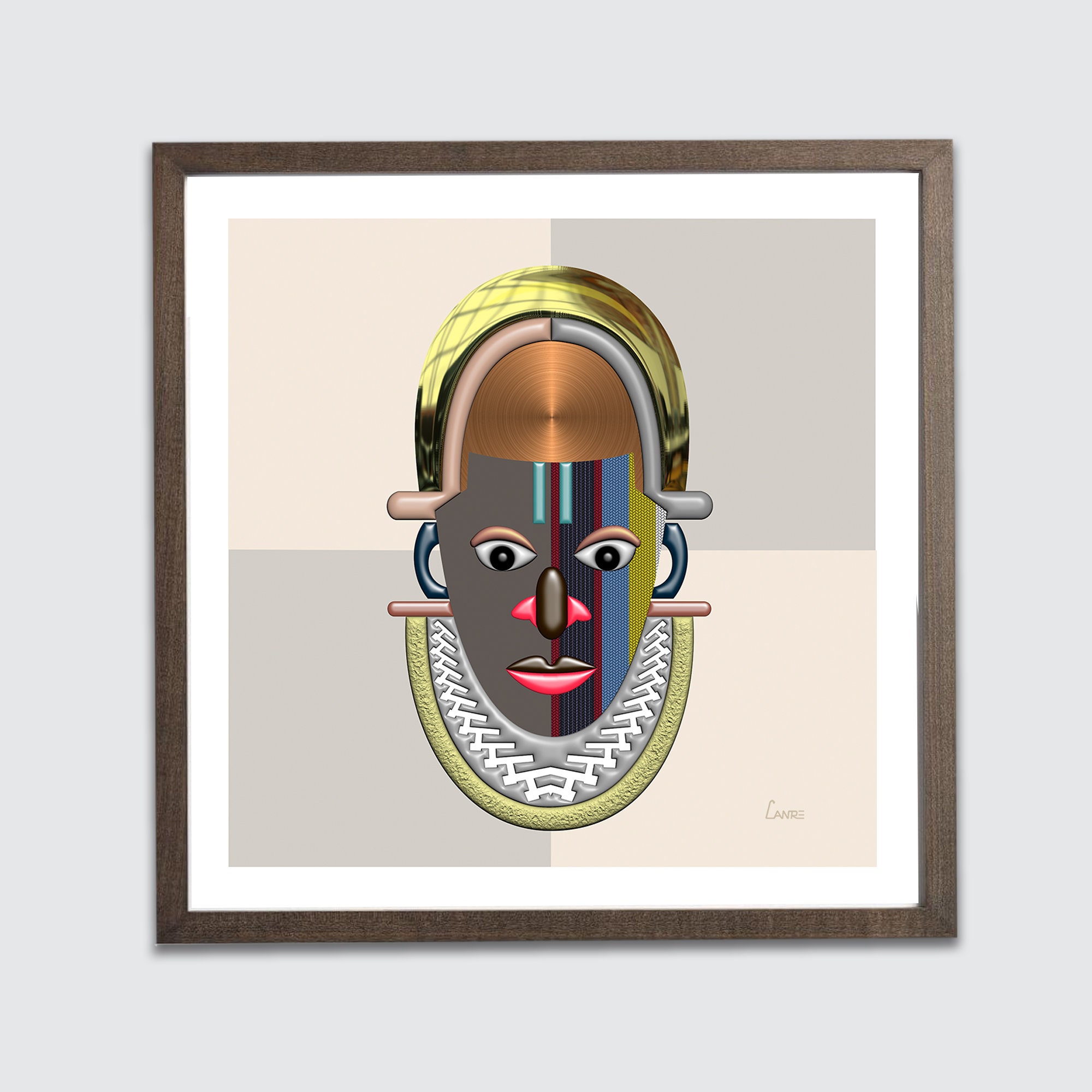 African Mask Festac 77 Nigerian Traditional Benin Decor Print - Etsy Canada