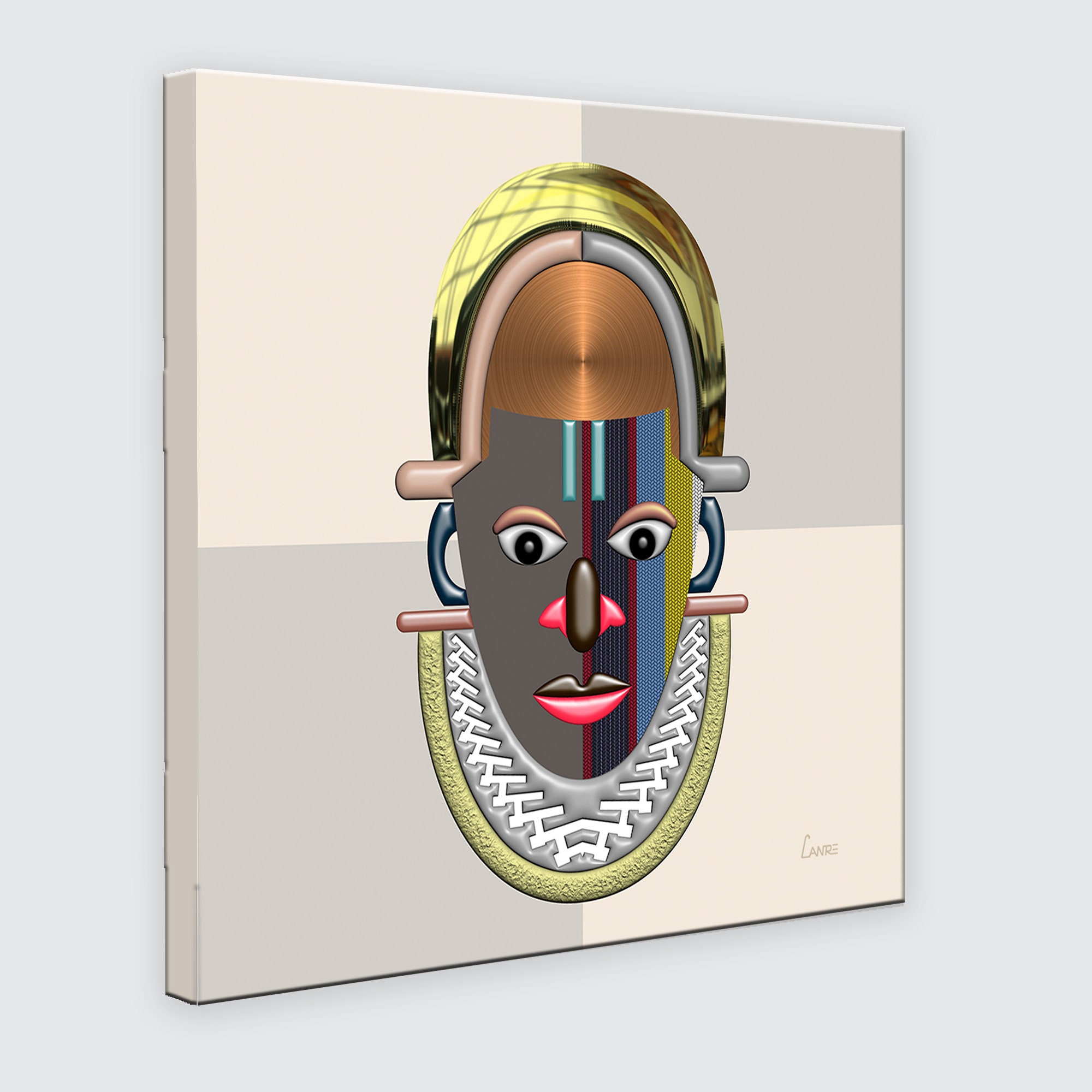 African Mask Festac 77 Nigerian Traditional Benin Decor Print - Etsy Canada