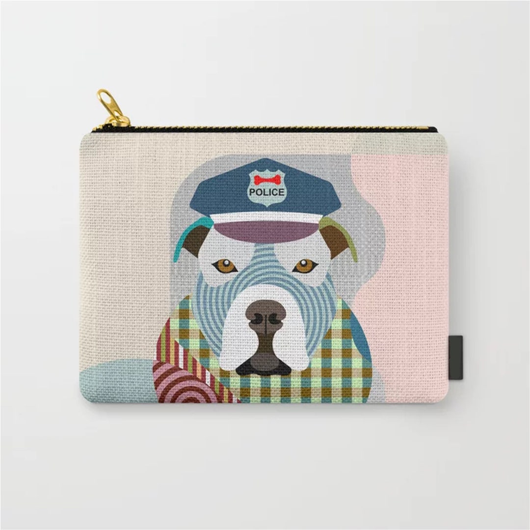 Pit Bull Pouch, Bully Dog Zipper Purse Wallet - Etsy