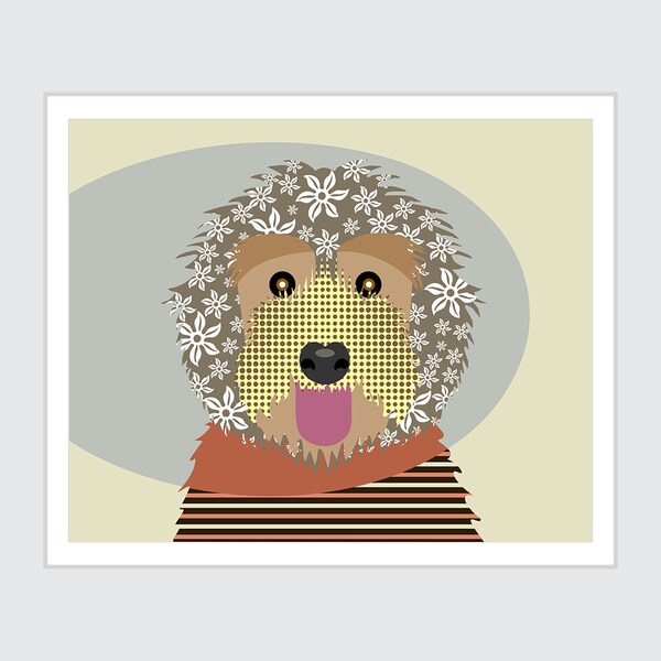 Labradoodle Art - Etsy
