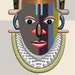 African Mask Festac 77 Nigerian Traditional Benin Decor Print - Etsy Canada