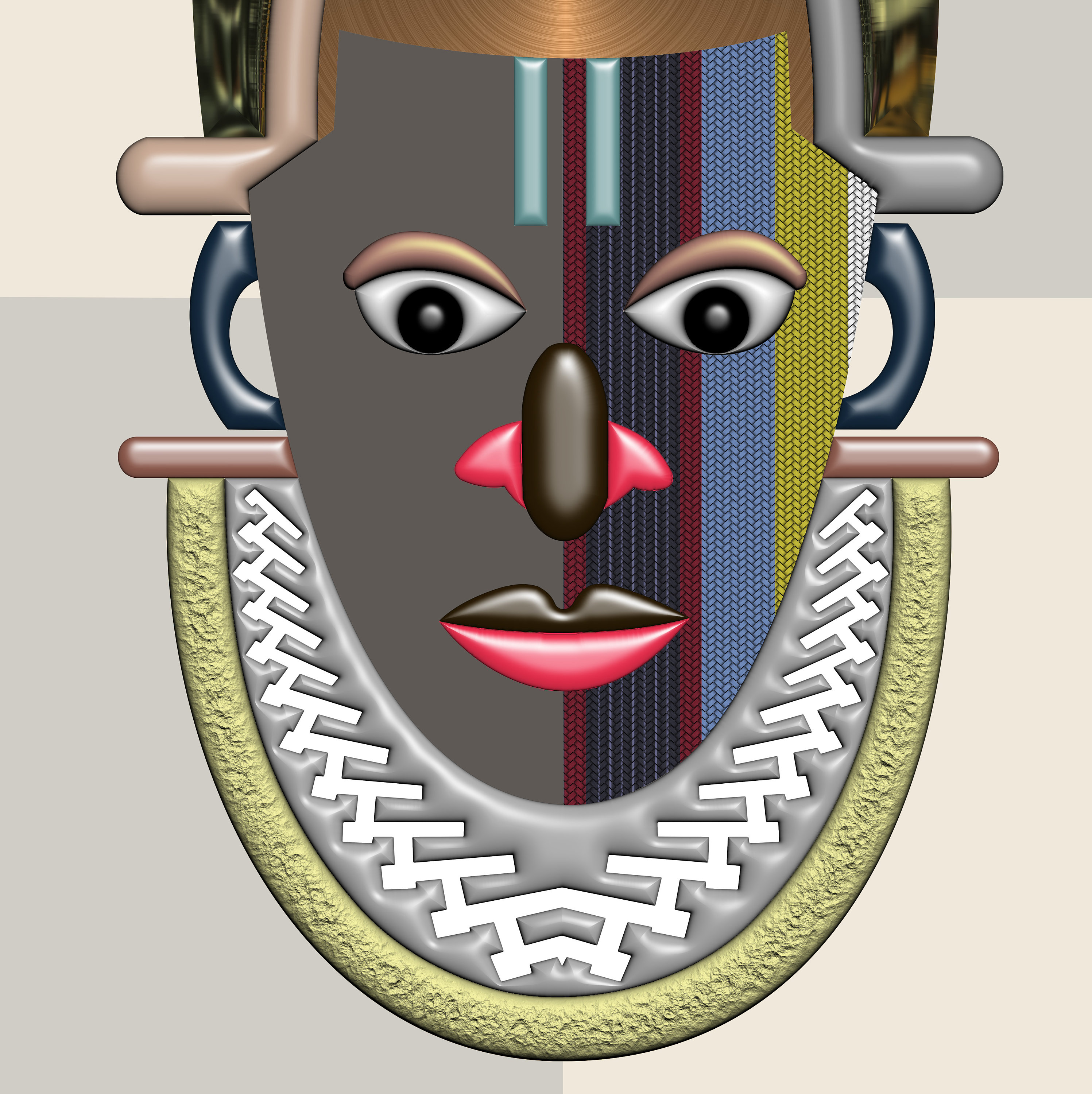 African Mask Festac 77 Nigerian Traditional Benin Decor Print - Etsy Canada