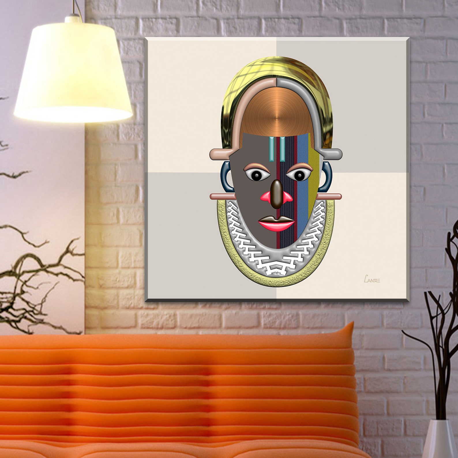 African Mask Festac 77 Nigerian Traditional Benin Decor Print - Etsy Canada