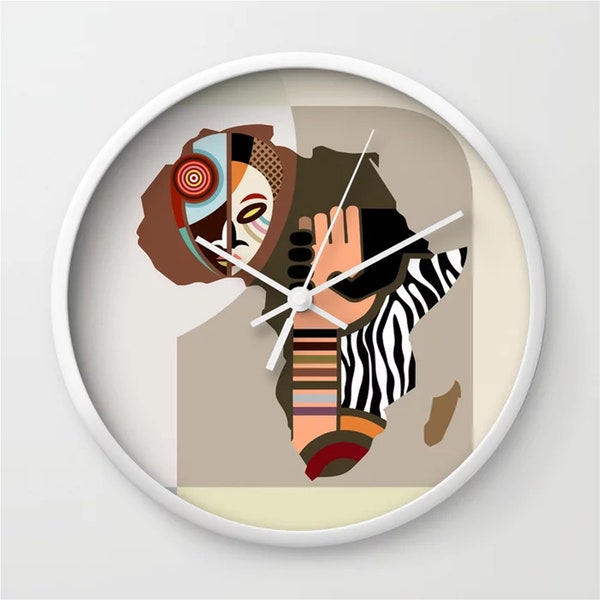 Afrocentric Wall Clock - Etsy