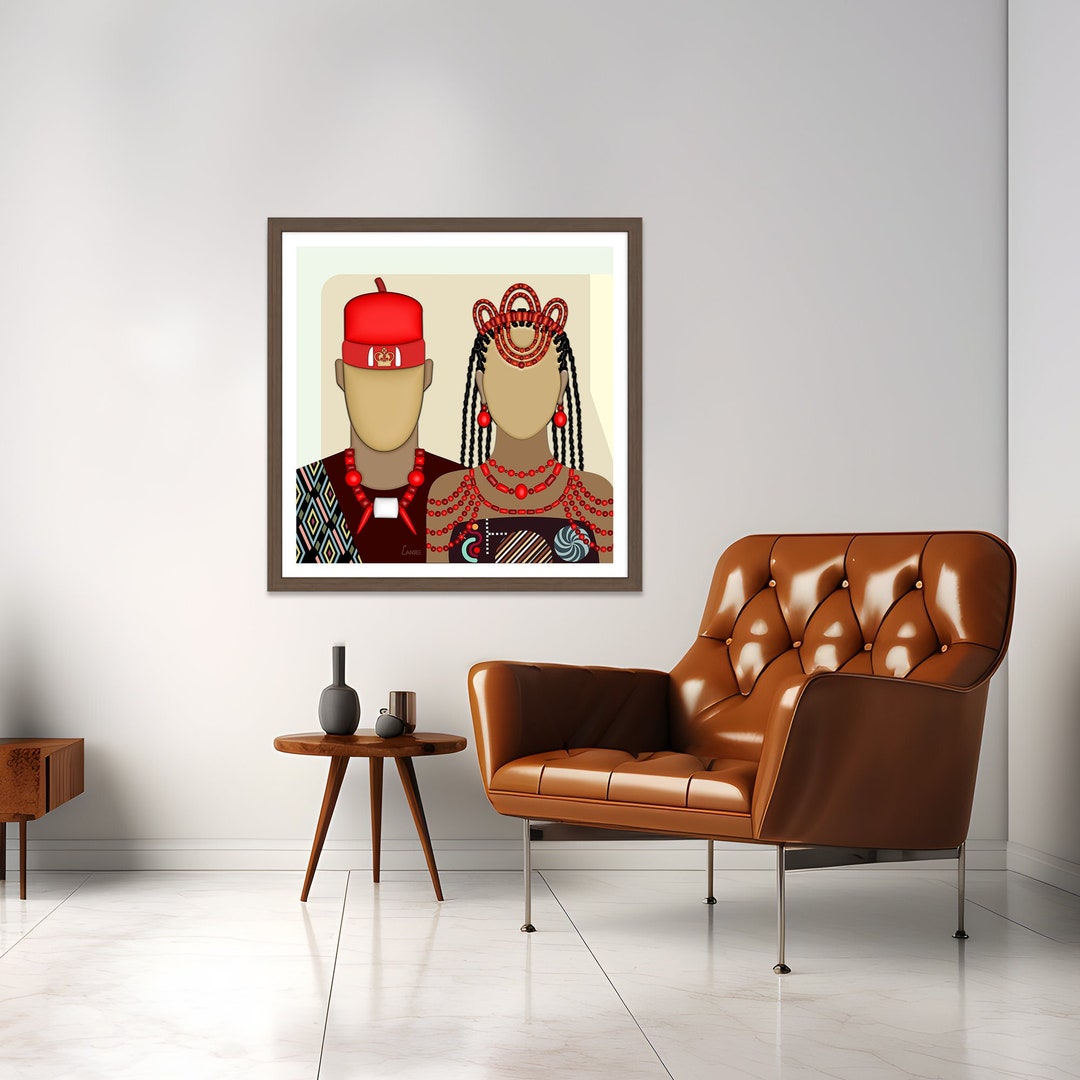 Igbo Wall Art Lolo Mazi Traditional Biafran Home Décor Gift - Etsy