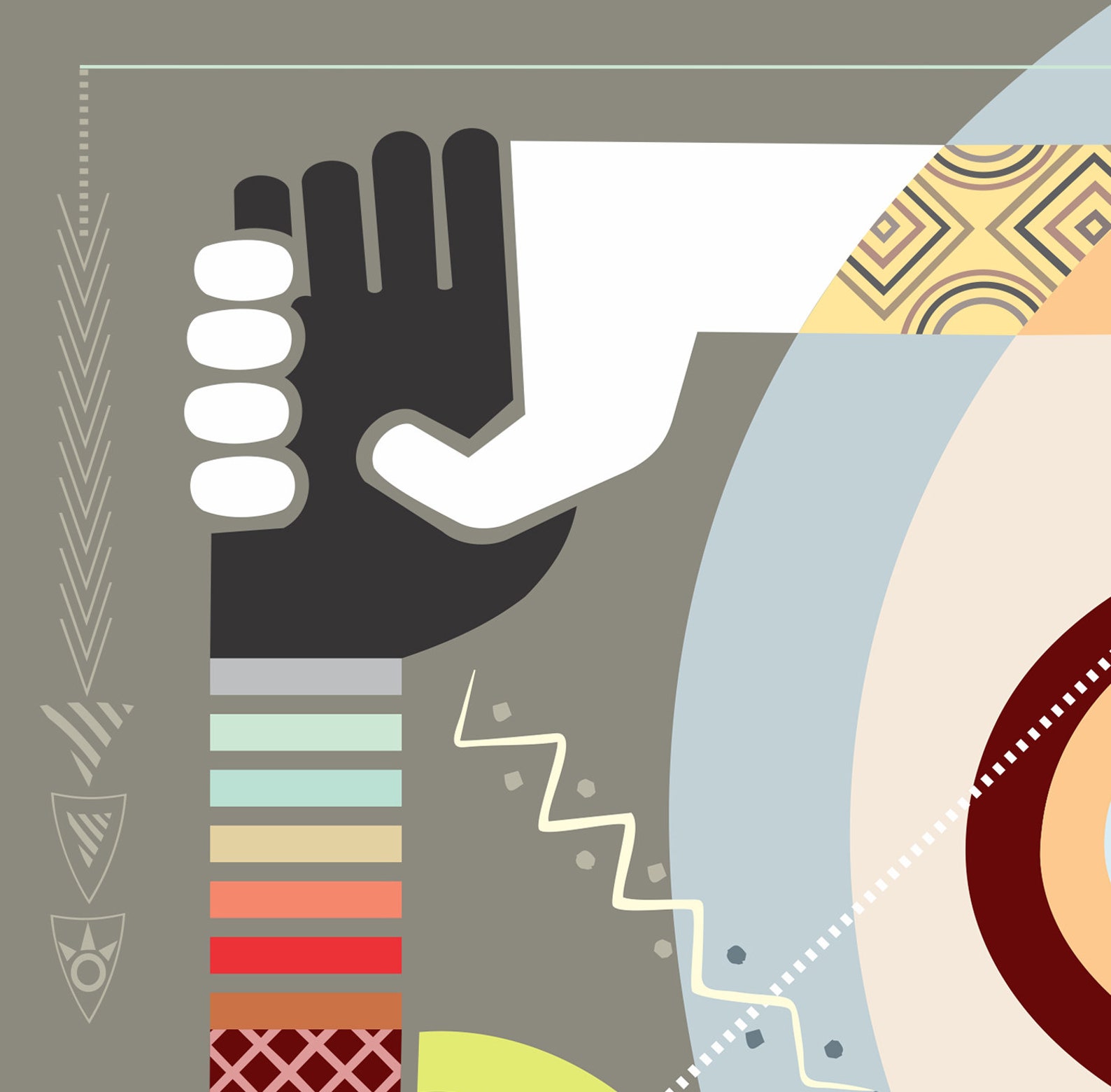 Racial Equality Art Racism Painting World Unity | Etsy