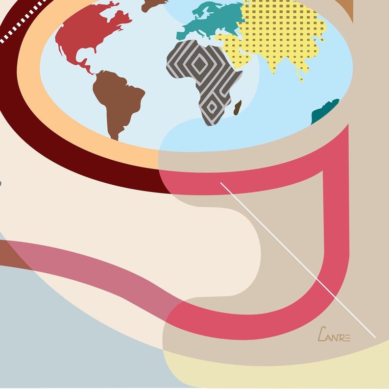 Racial Equality Art Racism Painting World Unity - Etsy