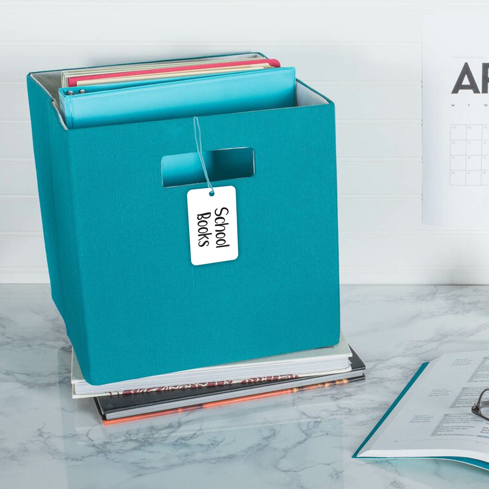 Custom Hang Tag Laminated Hang Tags Fabric Cube Storage Bin - Etsy