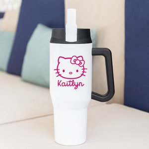 Hello Kitty Decal, Kitty Vinyl Decal, Hello Kitty Name Decal, Hello ...