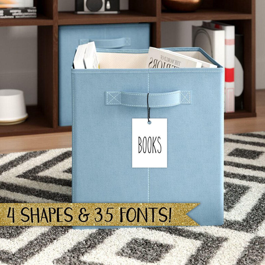 Custom Hang Tag, Laminated Hang Tags, Fabric Cube Storage Bin Hang Tags ...