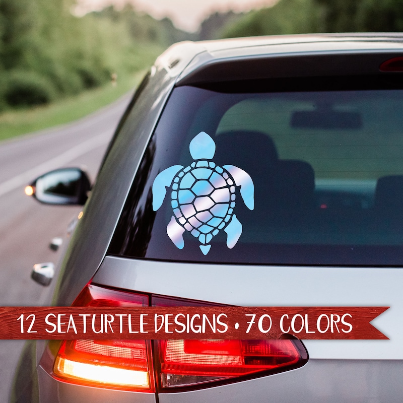 Sea Turtle Decal - Etsy