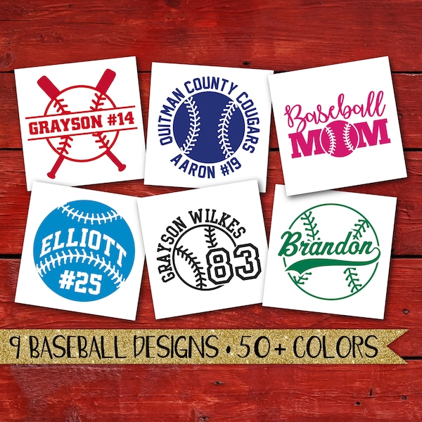 Baseball Stickers - Etsy