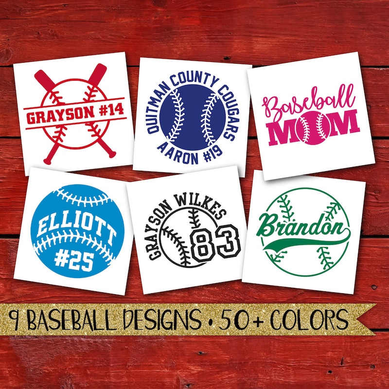 Baseball Stickers - Etsy