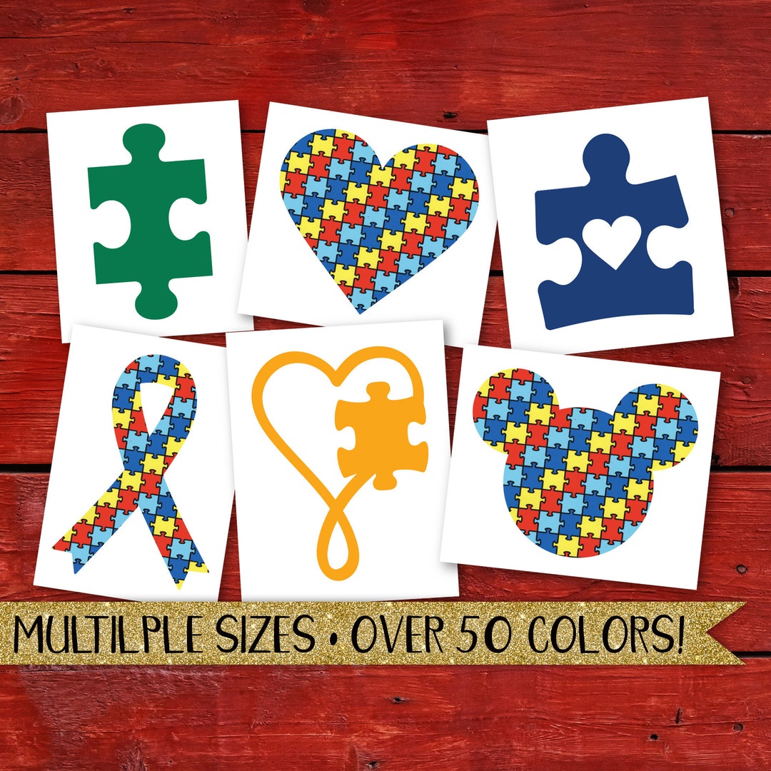 Autism Decal, Autism Sticker, Car Decal, Autism Awareness, Puzzle ...