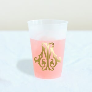 Two Letter Monogram Decal, Two Letter Monogram Sticker, Couples ...