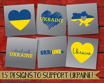 Ukraine Sticker, Ukraine Decal, Stand With Ukraine, Support Ukraine ...