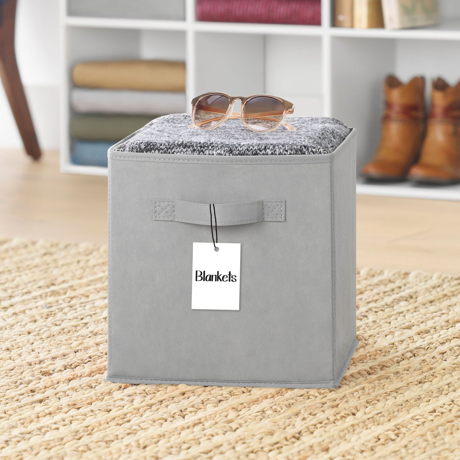 Custom Hang Tag Laminated Hang Tags Fabric Cube Storage Bin - Etsy