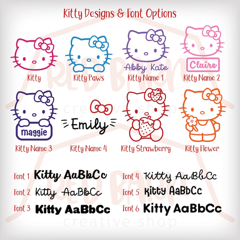 Hello Kitty Decal, Kitty Vinyl Decal, Hello Kitty Name Decal, Hello ...