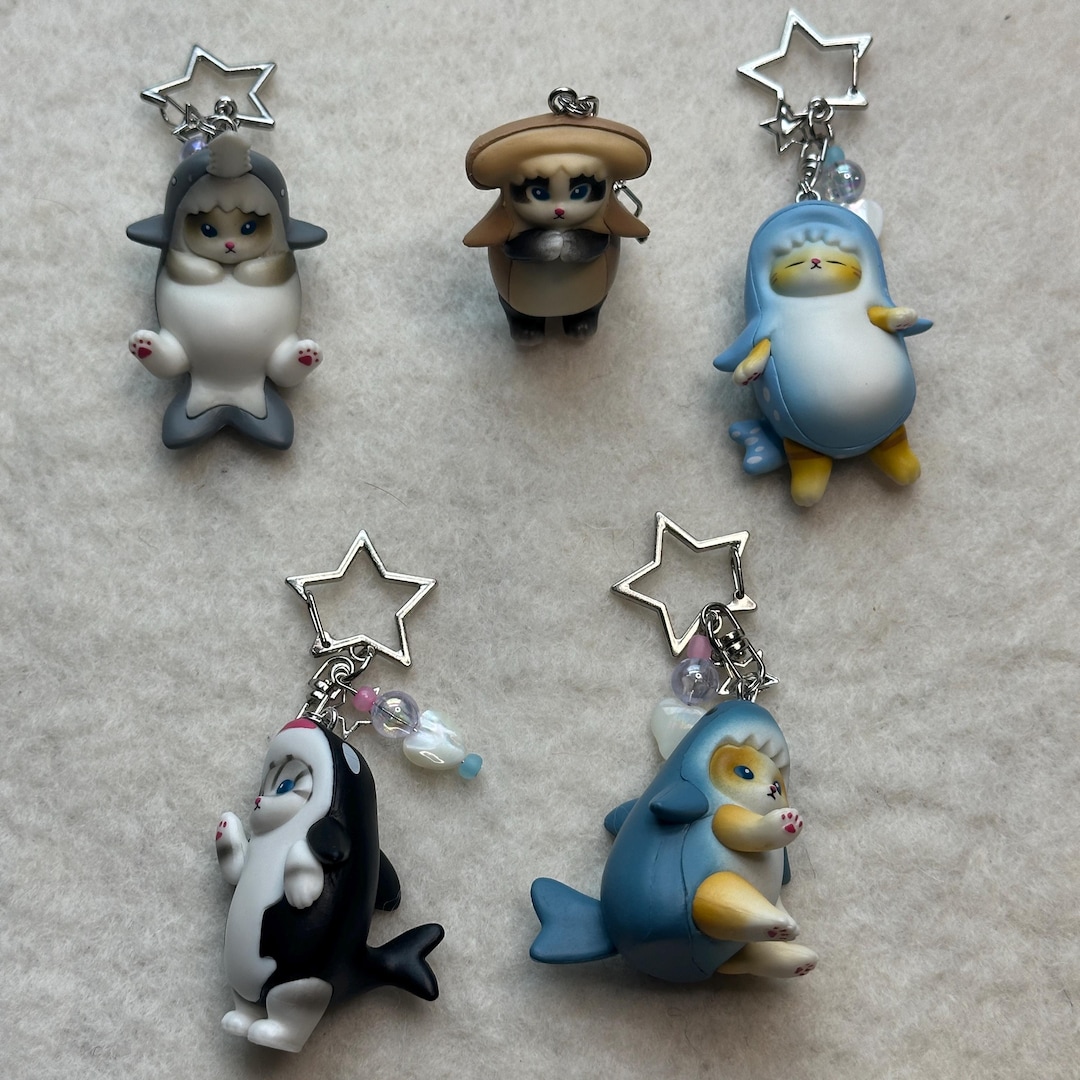 Mofusand Keychain | Cute Keychain | Kawaii Keychain | Phone Charms ...