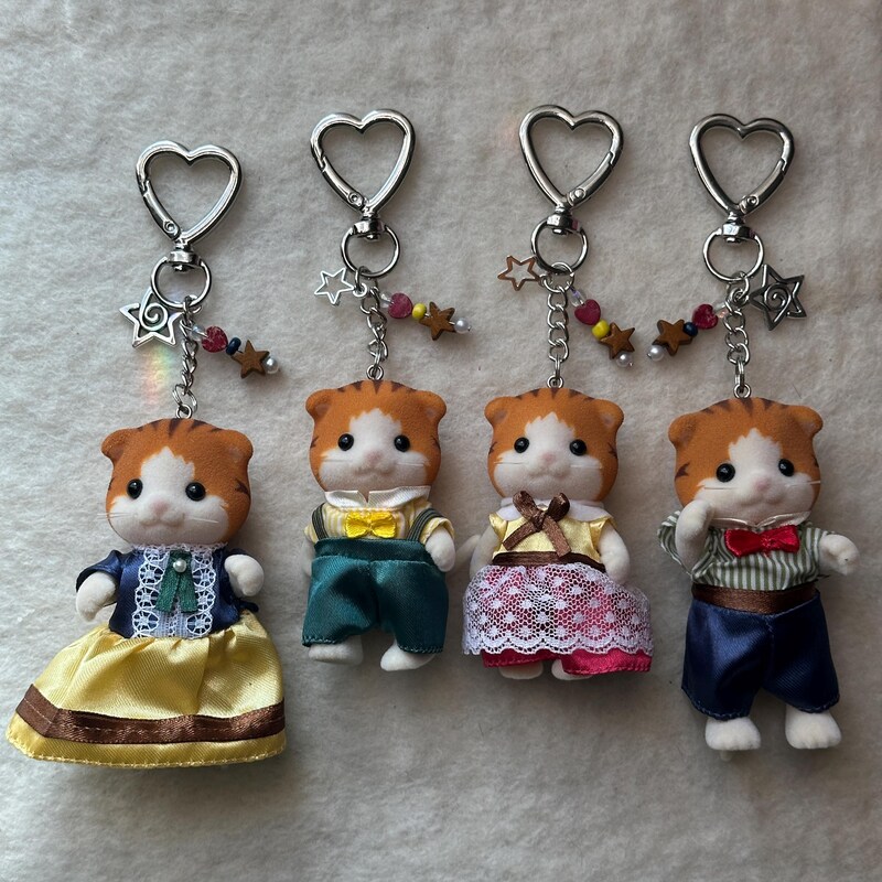 Calico Critters Keychain - Etsy