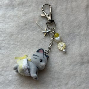 Calico Critter Keychain | Cute Keychain | Kawaii Keychain | Phone Charm ...