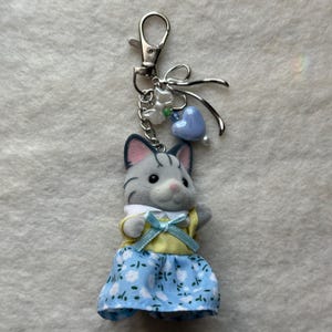 Calico Critter Keychain | Cute Keychain | Kawaii Keychain | Phone Charm ...