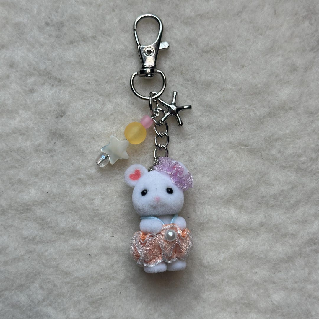 Calico Critter Keychain | Cute Keychain | Phone Charms | Cutie ...