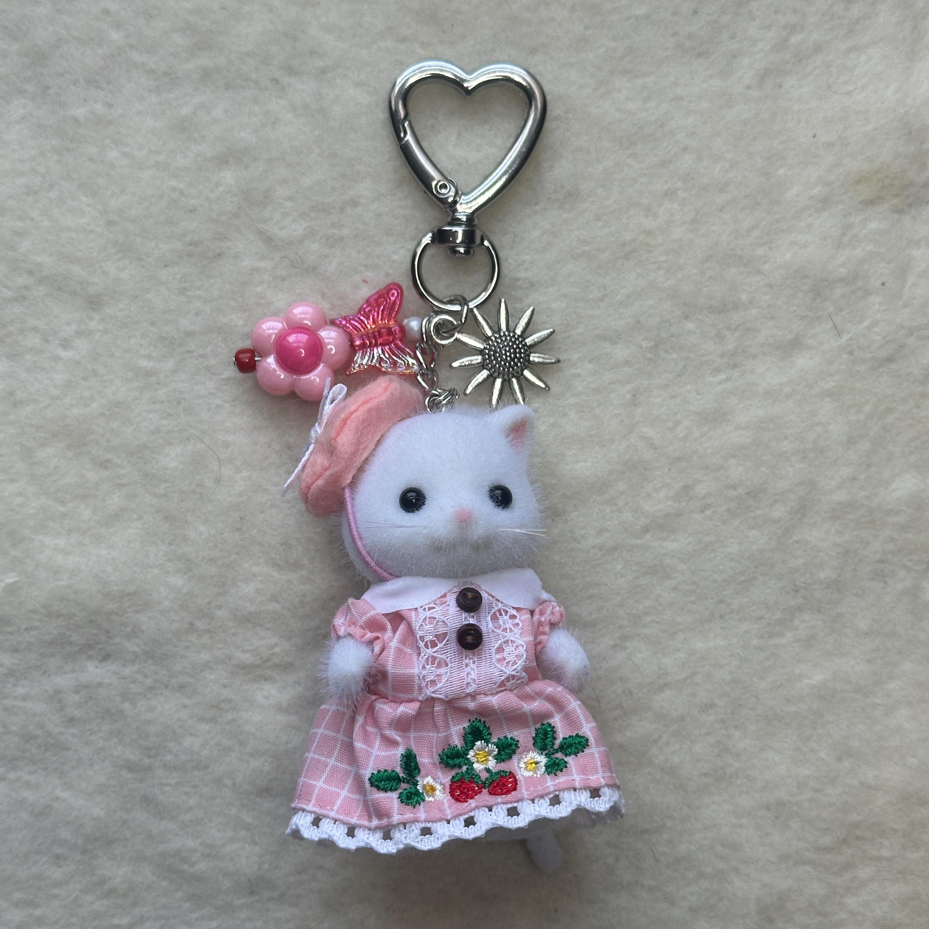 Calico Critter Keychain | Cute Keychain | Kawaii Keychain | Phone ...