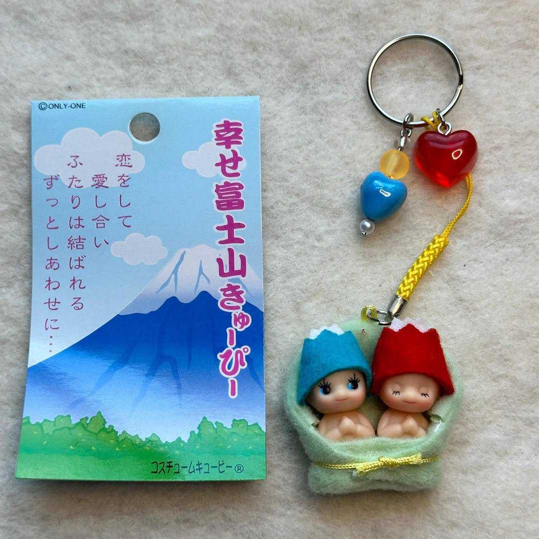 Vintage Kewpie QP Straps Keychain Kawaii Keychain Phone Charms Gotochi ...