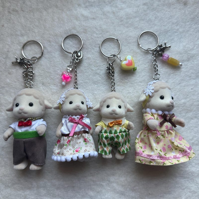 Sylvanian Families Keychain - Etsy