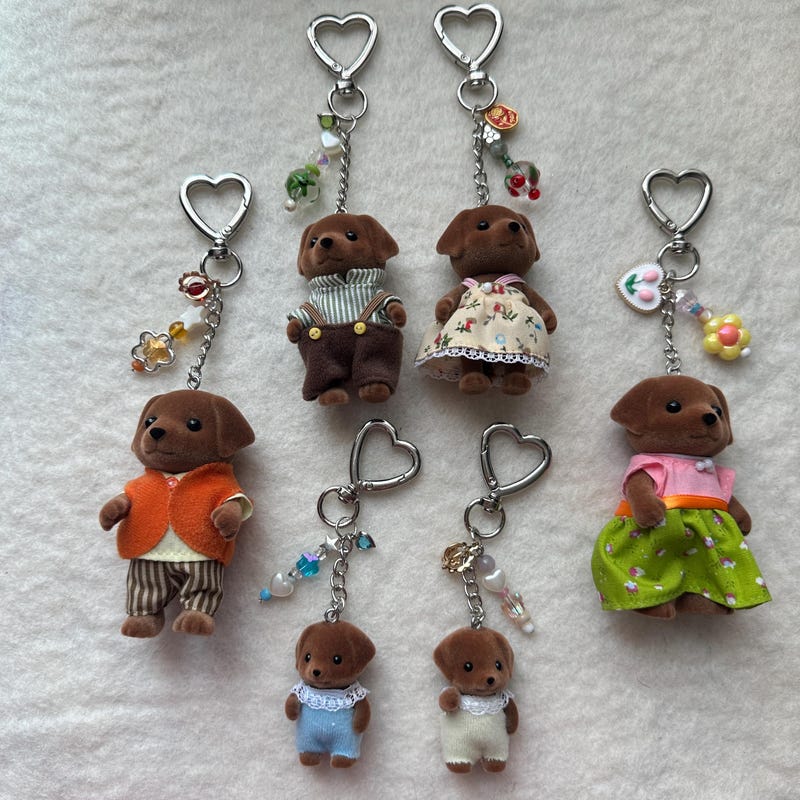 Calico Critters Keychain - Etsy