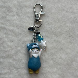 Mofusand Costume Keychain: Kawaii Beaded Bag Charm - Etsy