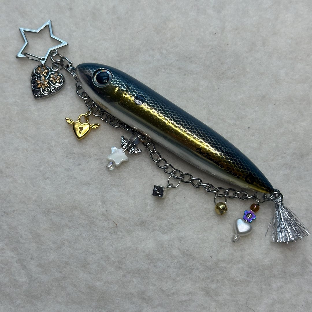 Fish Keychain | Cute Keychain | Kawaii Keychain | Phone Charm | Grey ...