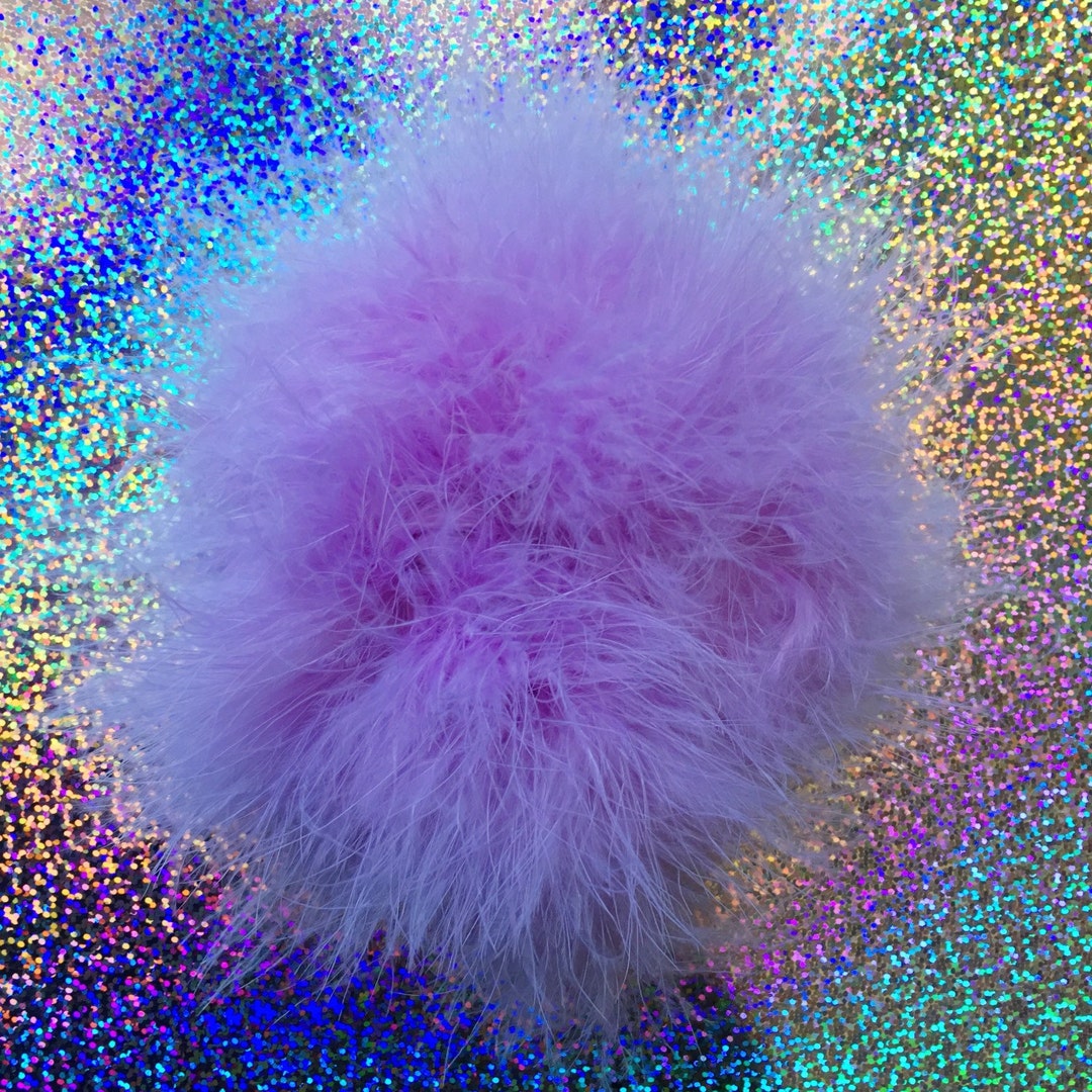 LILAC FIELDS FLUFF Hair Scrunchie - Etsy