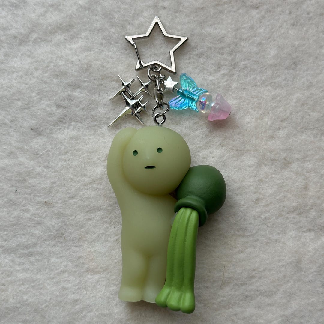 Smiski Keychain Cute Keychain Kawaii Keychain Phone Charms Museum ...