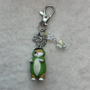 Mofusand Costume Keychain: Kawaii Beaded Bag Charm - Etsy