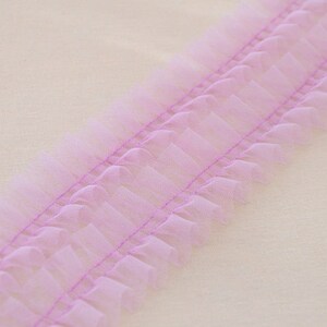 12 Colors Frill Trim, Ruffled Trim, Ruffles Lace Trim, Tutu Mesh Trim ...