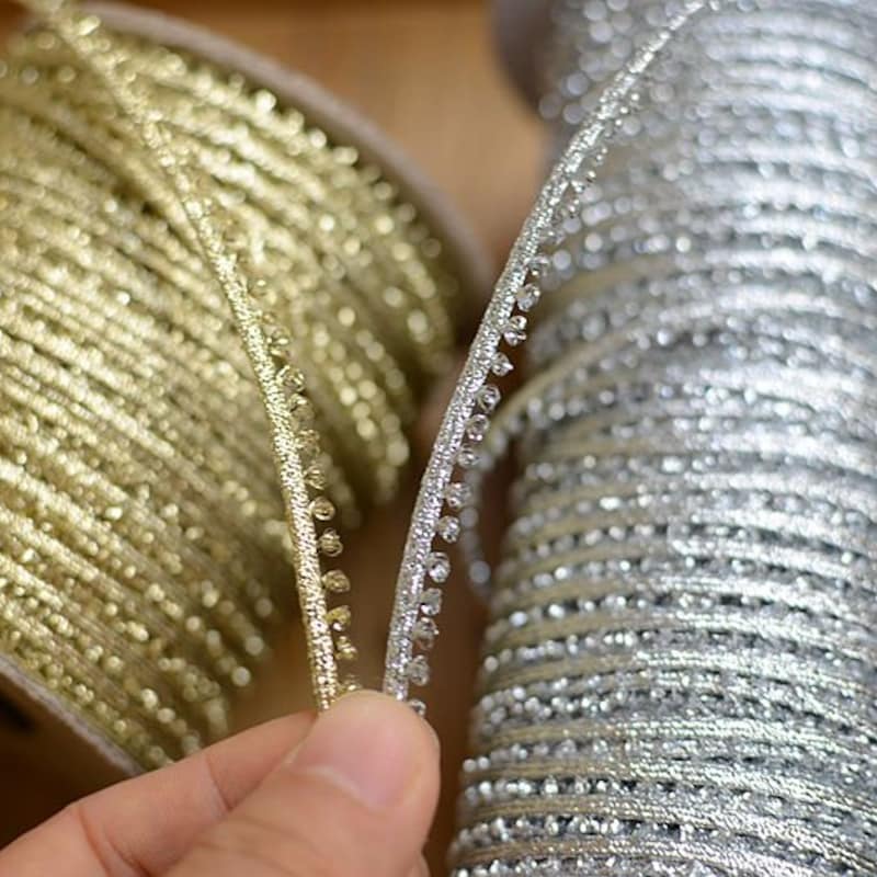 Silver Metallic Lace - Etsy