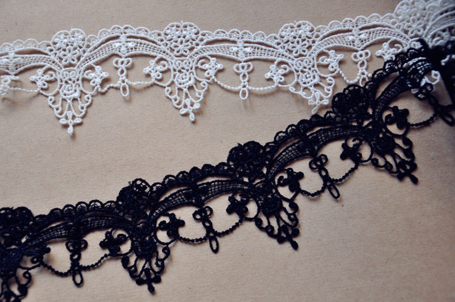 Off White Lace Trim in White Exquisite Bridal Lace Trim for - Etsy