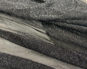 Soft Glitter Sequin Hot Silver Mesh Sparkle Fabric for Party - Etsy