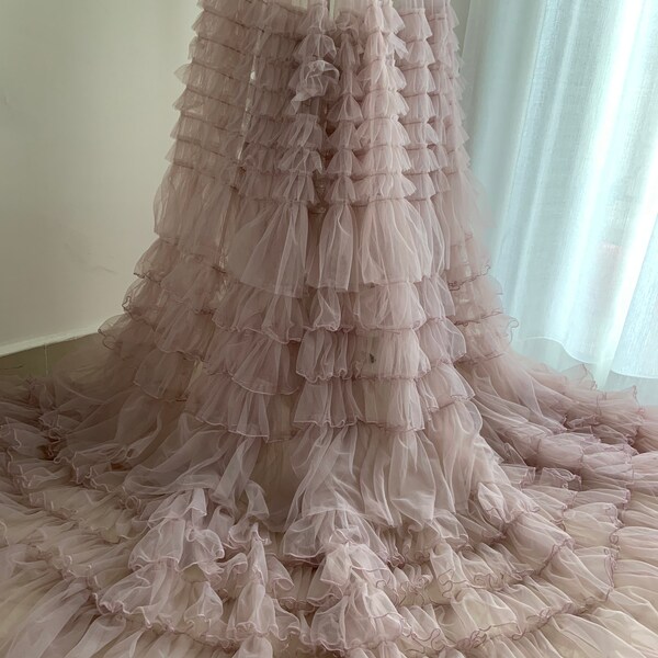 Pink Ruffle Fabric - Etsy