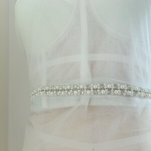 Pearl Rhinestone Beaded Trim Beading Trim for Bridal Sash, Wedding ...