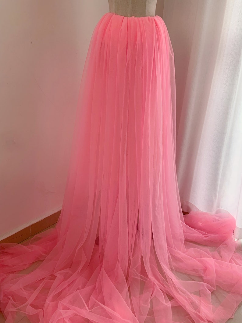Fluorescent Pink Tulle Fabric Pink Mesh Fabric for Prop - Etsy