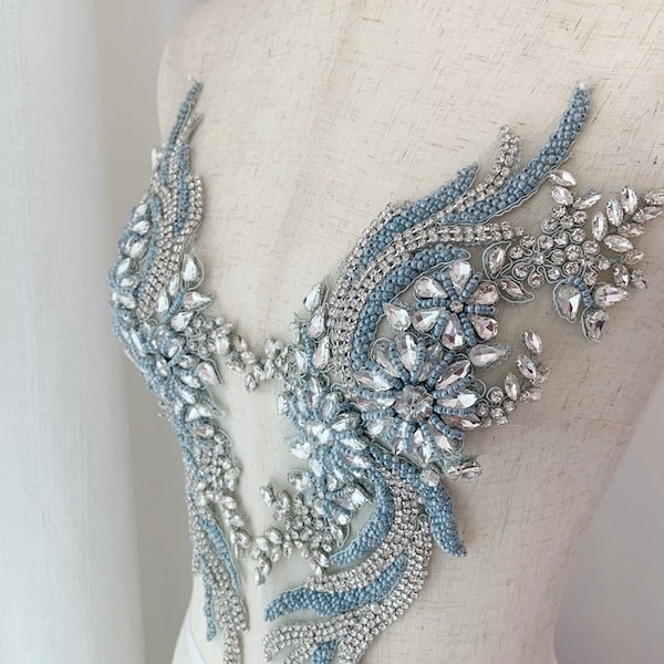 Rhinestone Applique for Dance Costume - Etsy