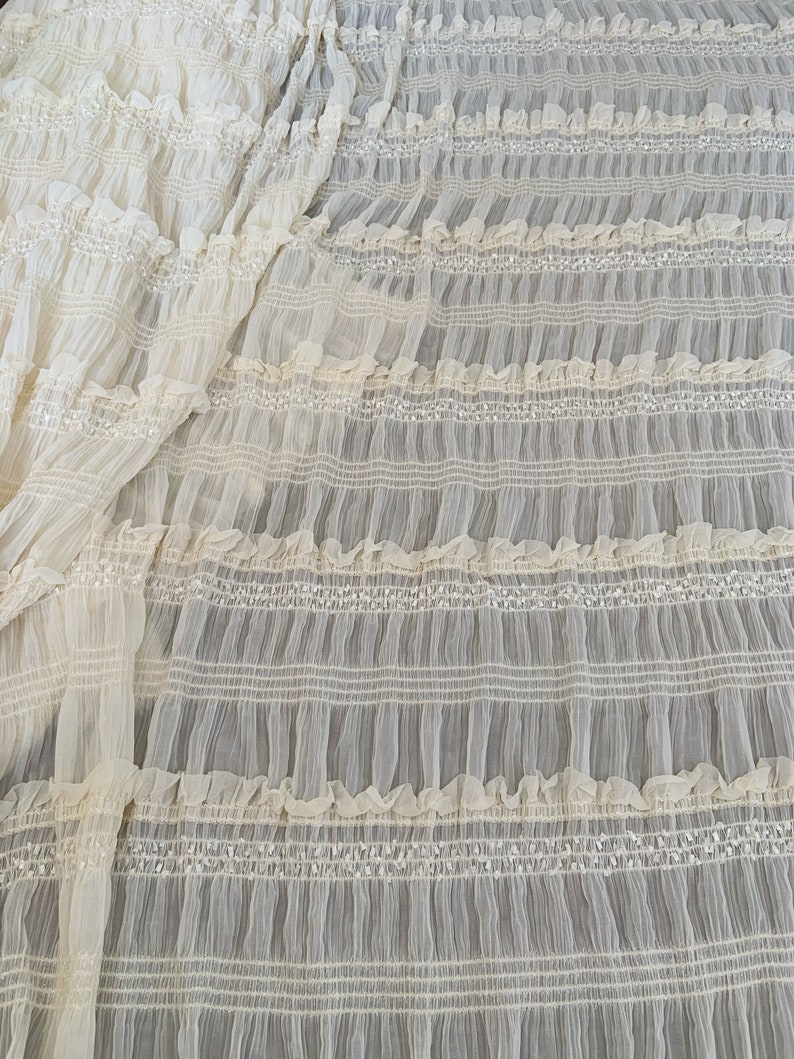 Sparkling Ruffled Chiffon for Dress Couture and Costume Soft - Etsy