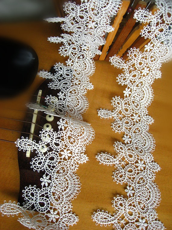Off White Lace Trim Guipure Lace Trim Venise Lace Bridal Lace Trim Exquisite Lace Trim Etsy UK