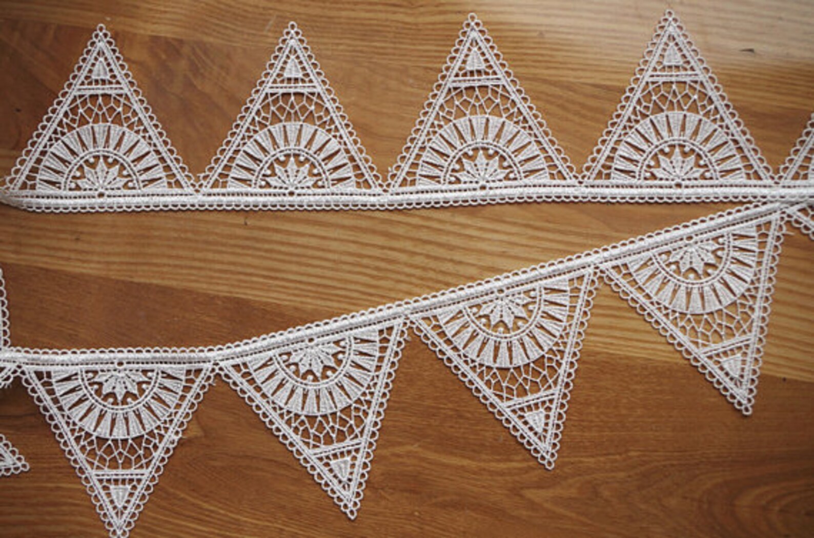 Vintage Style Lace Trim Triangle Lace Trim Geometric Pattern - Etsy